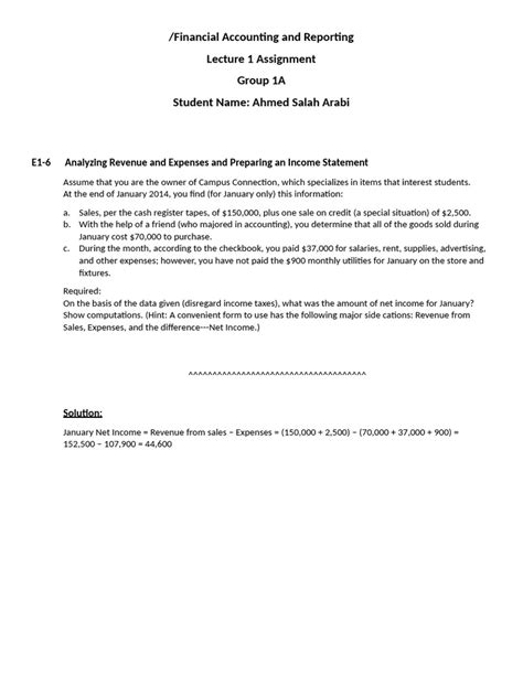 Lecture 1 Assignment Pdf