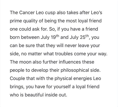 Cancer Leo Cusp Personality Traits Artofit