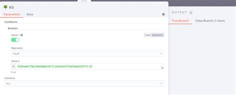 if node everything is true but returns false on full workflow execution questions n8n