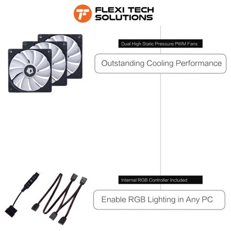 ID-COOLING AuraFlow X 360 RGB AIO Liquid Cooler Black / White – Flexi Tech