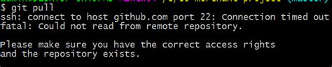 关于github报错 Ssh Connect To Host Port 22 Connection Timed Out Fatal Could Not Read