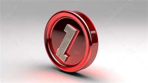 Striking 3d Illustration A Standalone Button Representing The Value Of