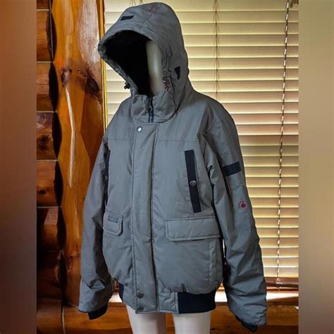 Jackets And Coats Mens J Whistler Hooded Canadian Puffer Jacket In Gray