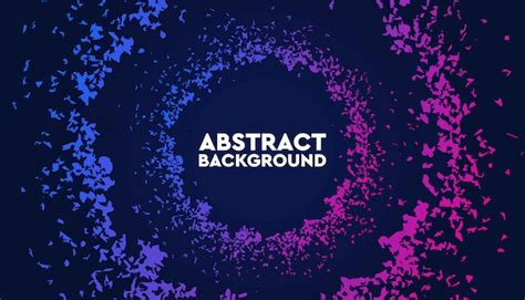 Premium Vector Dynamic Abstract Flow Particles Background Template