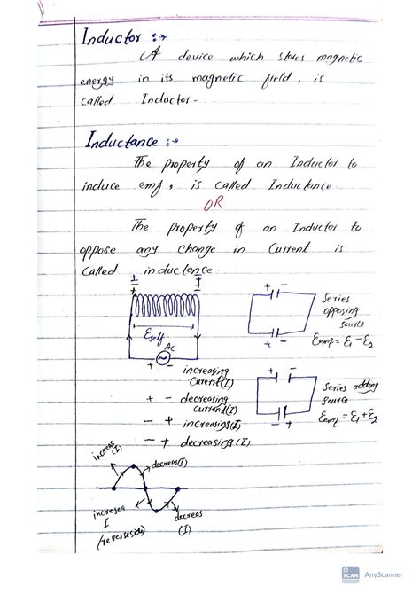 Solution What Is Inductor Inductance Self Inductance And Formula For Self Induced Emf And