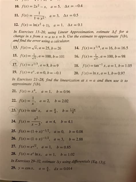 solved 10 f x 2x2 x a 5 ax 0 4 11 f x w 1 1