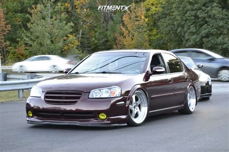 2003 Nissan Maxima Se With 19x9 5 Esr Sr02 And Nankang 235x35 On Coilovers 531479 Fitment