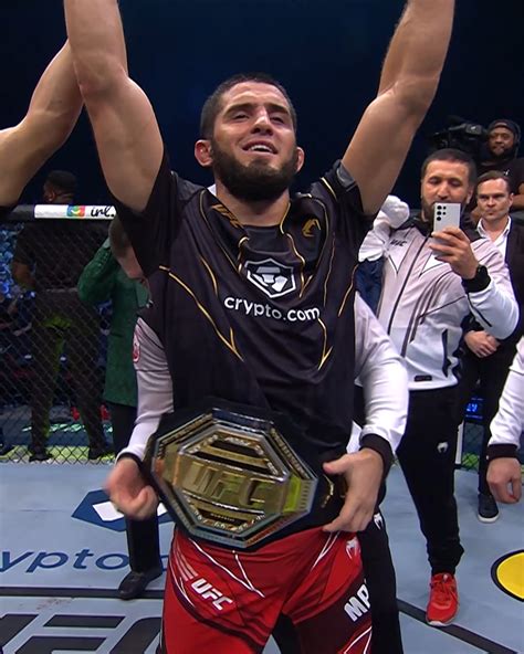When Islam Makhachev Won The Ufc Lightweight Belt Islam Makhachev