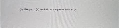 Solved Question 2 12 Marks Let S Denote The Following
