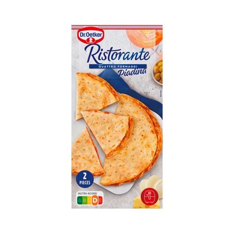 Dr Oetker Ristorante Piadina Pan Plano A Los 4 Quesos 2 X 140 G