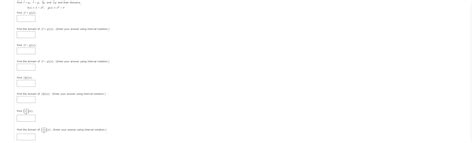 Solved Find The Domain Of F G X Enter Your Answer Using Chegg