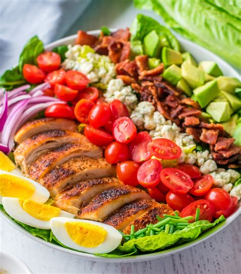 Classic Cobb Salad Traditional Recipe The Easy Way Plus Dressing