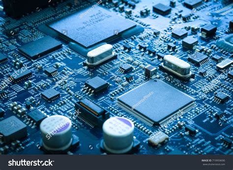 Semiconductor Motherboard Circuit Board Semiconductor Stock Photo 719959690 Shutterstock