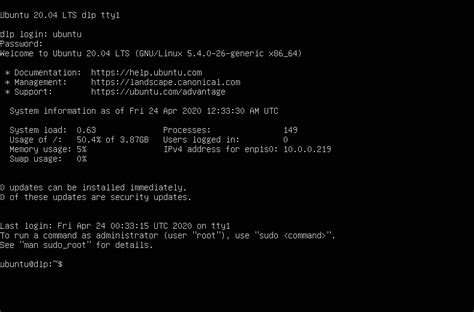 Ubuntu 20 04 LTS Install Server World