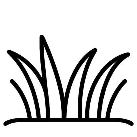 Premium Vector Grass Icon Outline