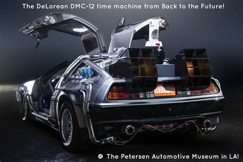 See The Delorean Dmc 12 Time Machine From Back To The Future At The