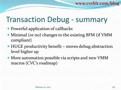 Transaction Level Debug With Systemverilog Vmm And Verdi Ppsx