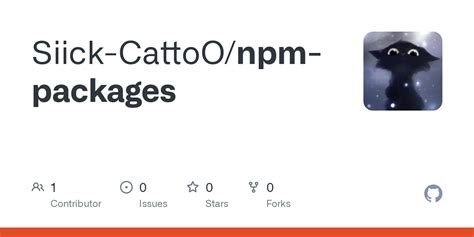 Github Siick Cattoonpm Packages