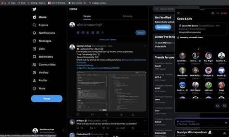 Saddam Arbaa On Linkedin Twitterlivespaces Developercommunity Techtalks Webframeworks Tech