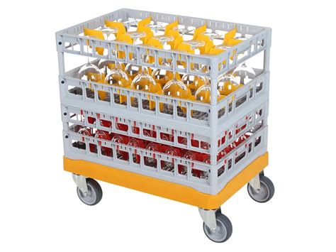 Plastic Trolley Universal Rubber Swivel Castors Transoplastshop