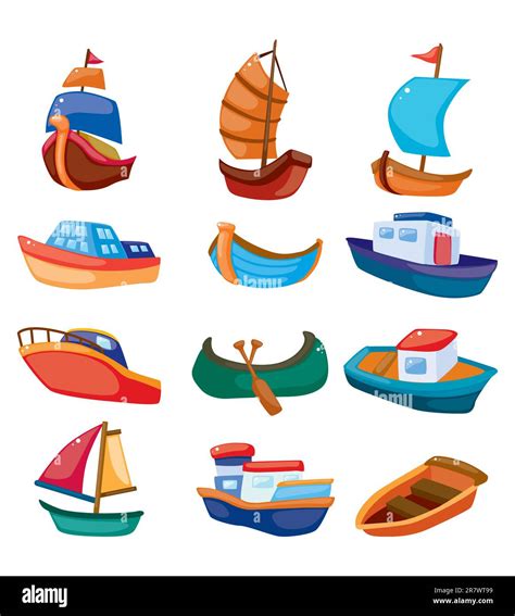 Cartoon Boat Icon Stock Vector Image And Art Alamy