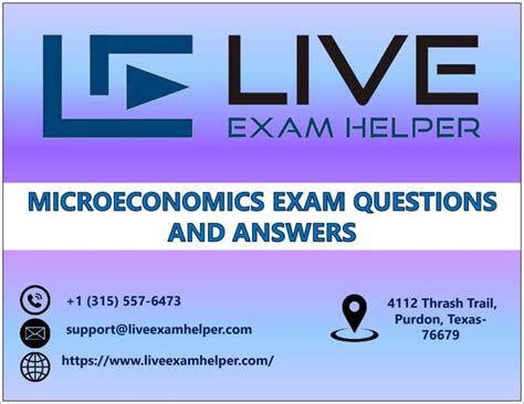 Microeconomics Exam Questions And Answers Pptx