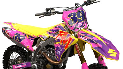 Suzuki Rm Rmz Custom Concept Graphics Kit Omega Moto Graphics
