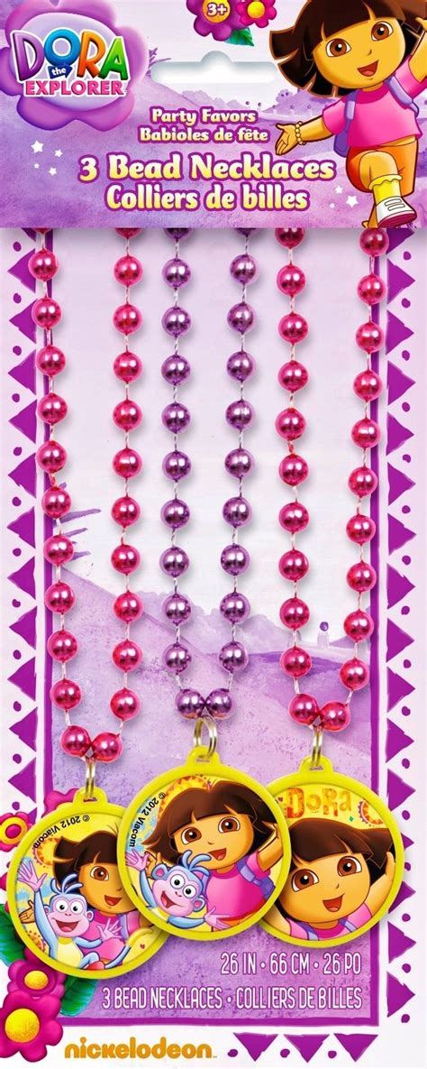Dora The Explorer Necklaces 3pcs Discount Pool And Party Supplies