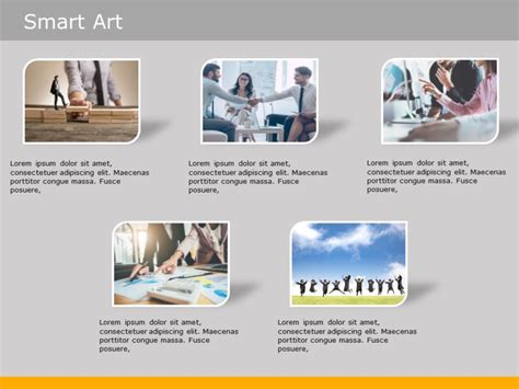 SmartArt List Picture Accent Steps PowerPoint Template SlideUpLift