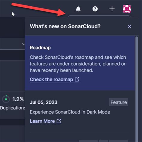 experience sonarcloud in dark mode announcements sonar community