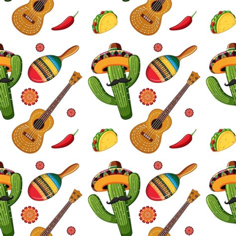Mexican Cuisine Pattern Images Free Download On Freepik