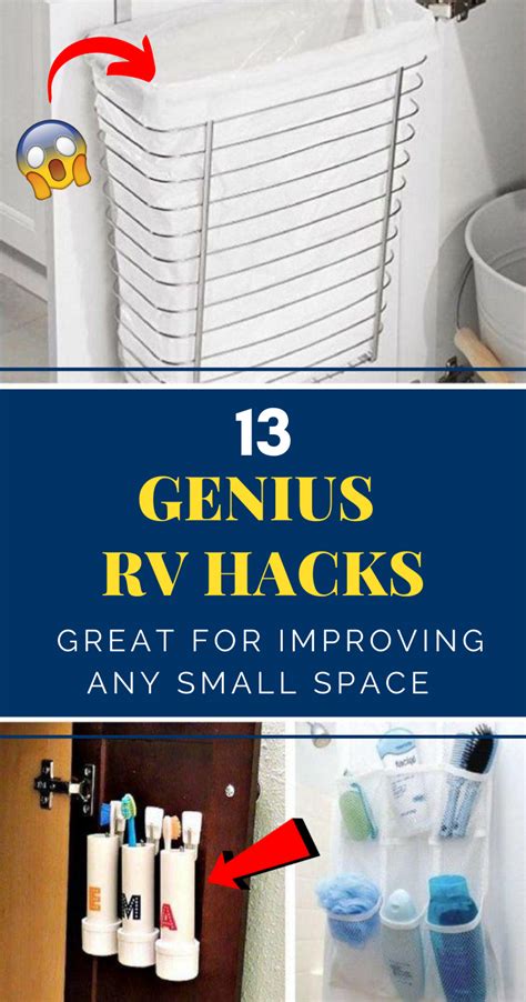 These Genius RV Hacks Are Perfect For Improving Any Small Space Rv Hacks Travel Trailer