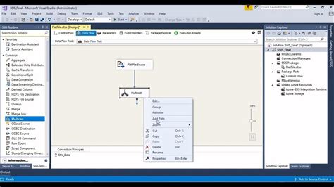 3how To Load Csv File Data Into Sql Server Db Using Ssis Telugu Youtube