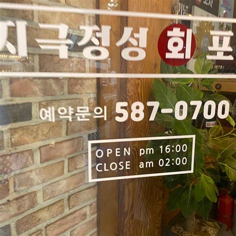 지극정성 회 포차 다사 횟집 방어 맛집 다이닝코드 빅데이터 맛집검색