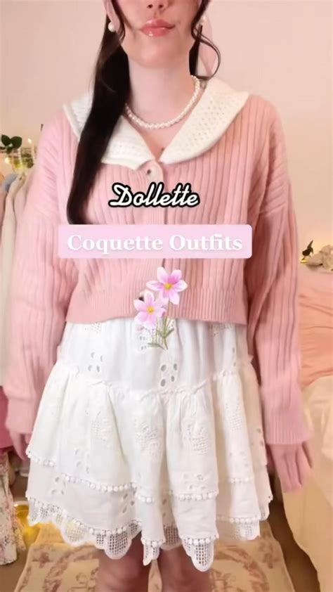 Dollette Outfits 🩰🕊 Pastel Coquette Outfits Kawaii Coquette Outfits