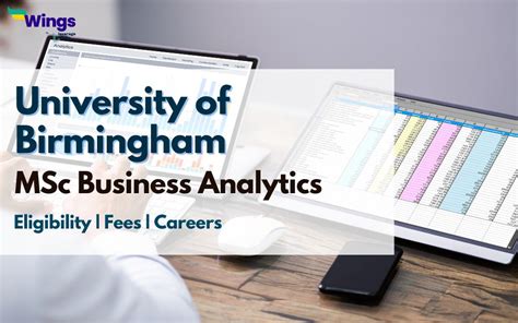 University Of Birmingham Msc Business Analytics Eligibility Fees