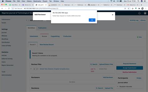 failed ajax request or invalid json returned page 2 open monograph press pkp community forum