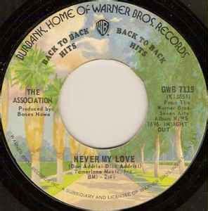 The Association Never My Love Windy Vinyl Discogs
