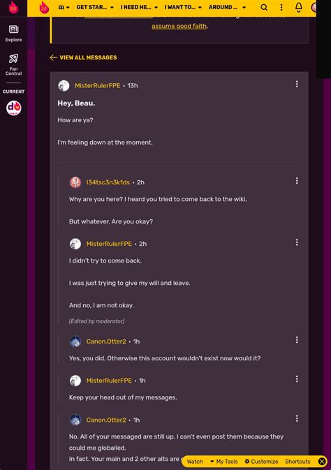 Is There Anything The Admins Can Do About This Fandom