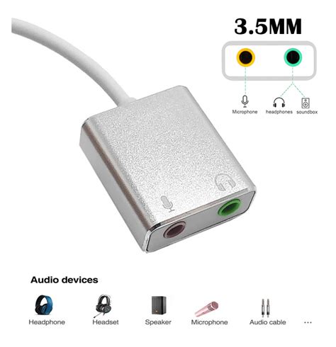 USB Type C Sound Card Type C External Sound Card Adapter Ido Lk