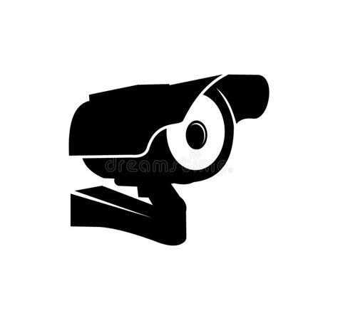 Logotipo Vectorial De Monitoreo De Cámaras De Seguridad Cctv O