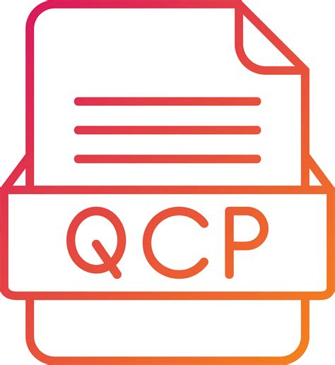 QCP File Format Icon Vector Art At Vecteezy