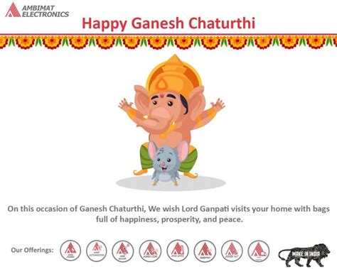 Ambimat Electronics On Linkedin Festival Ganesh Wishes Happyganeshchaturthi Ganeshchaturthi