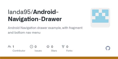 GitHub Landa Android Navigation Drawer Android Navigation Drawer Example With Fragment And
