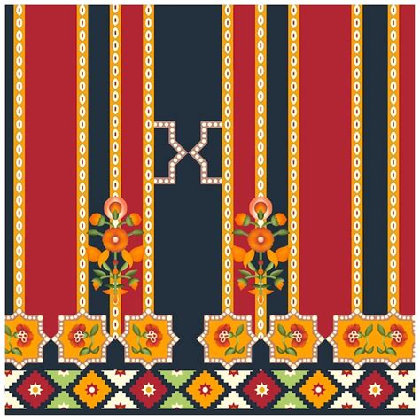 Premium Vector Digital And Textile Design Pattern