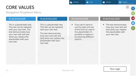Navigation Elements PowerPoint Templates PresentationLoad