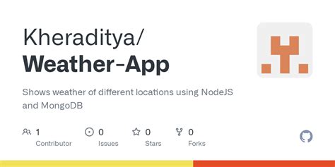 GitHub Kheraditya Weather App Shows Weather Of Different Locations Using NodeJS And MongoDB
