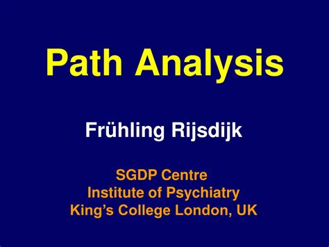 Ppt Path Analysis Powerpoint Presentation Free Download Id6672215