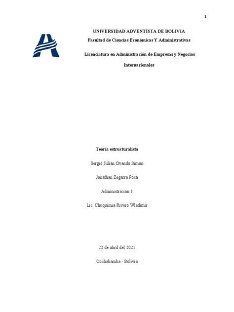 Grupo 12 Estructuralista Pdf Conflicto Proceso Teoría