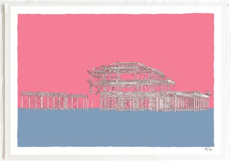 Brightons West Pier And Rampion Wind Farm Song By Artist Alej Ez